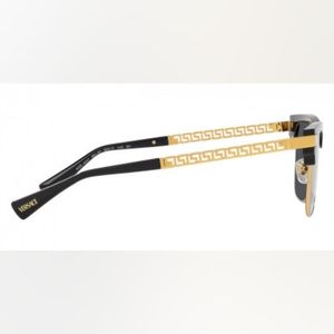 Versace | Accessories | New Versace Ve4447 Black Gold Sunglasses ...